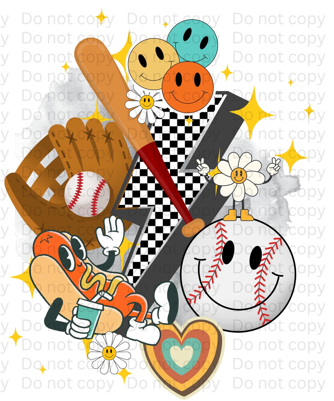 Digital Design, PNG, Digital, Printable, Personalize, Retro, Boho ...
