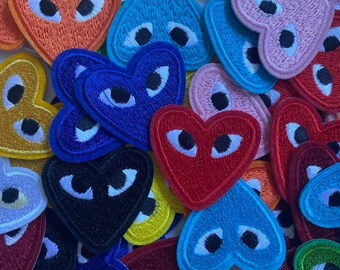 Notions Sewing Sew On Patch Embroidery Patch Pink Heart-Shaped Yarn ...