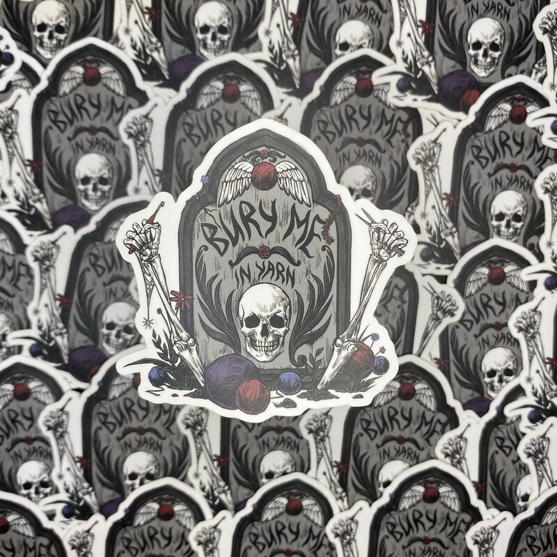 Goth Crochet Stickers - Etsy