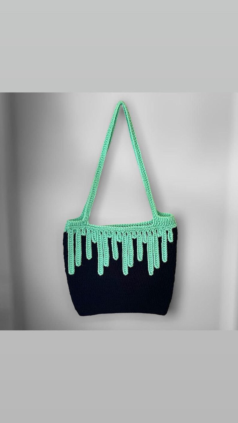 Spooky Slime Tote Bag Pattern Crochet Tote Bag Pattern PDF - Etsy