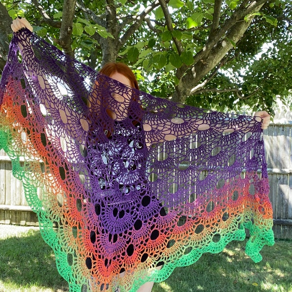 Witch Shawl Pattern - Etsy