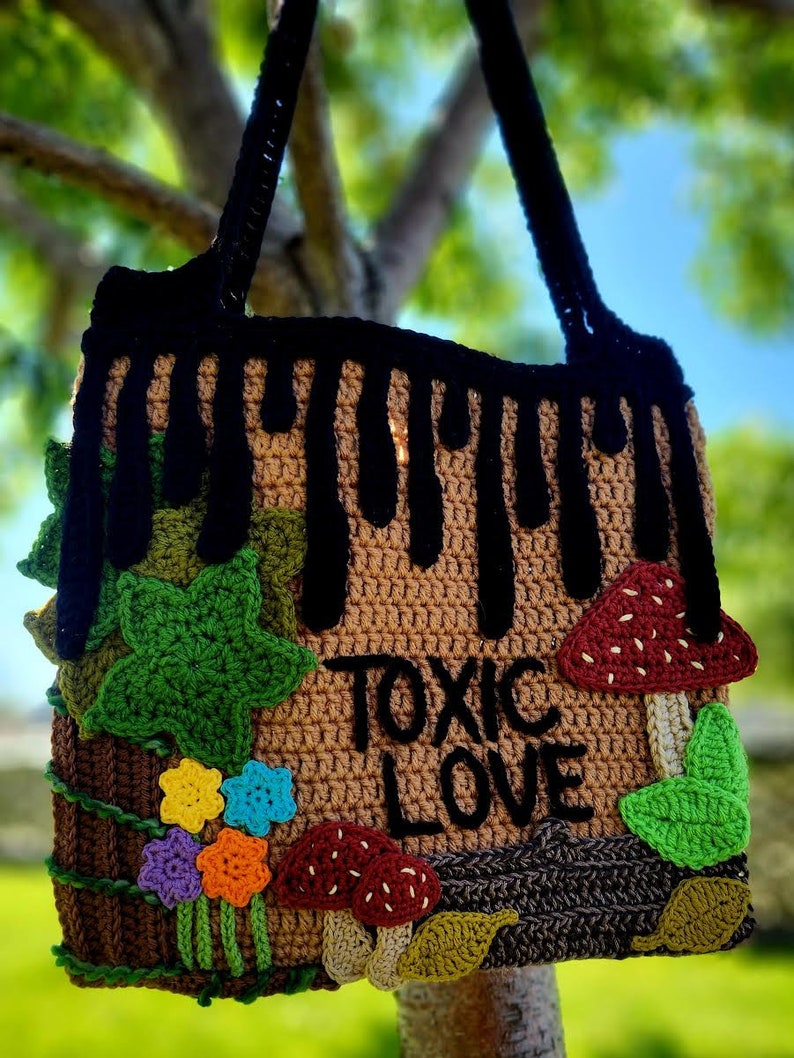 Spooky Slime Tote Bag Pattern Crochet Tote Bag Pattern PDF - Etsy