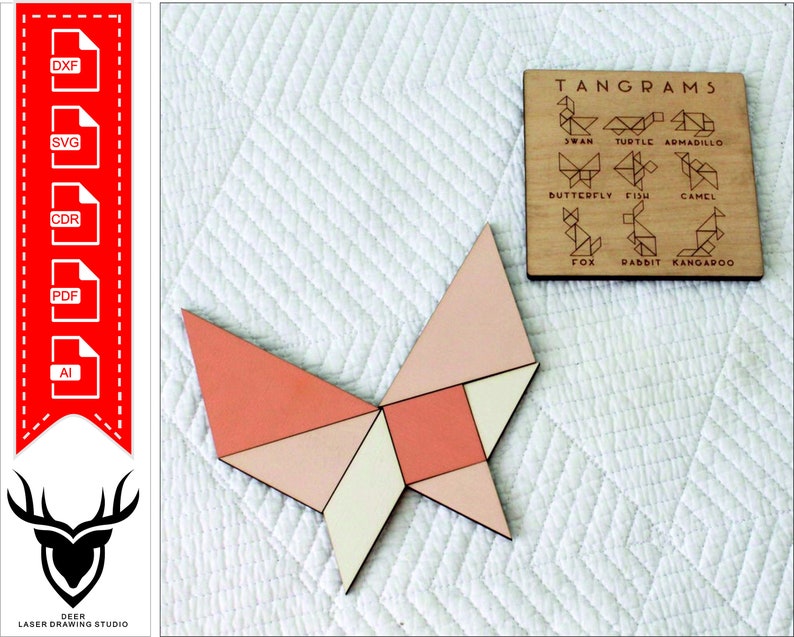 Tangram Puzzle - Etsy