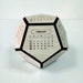 Geometric Shaped Wooden Desk Calendar 2024 - Etsy