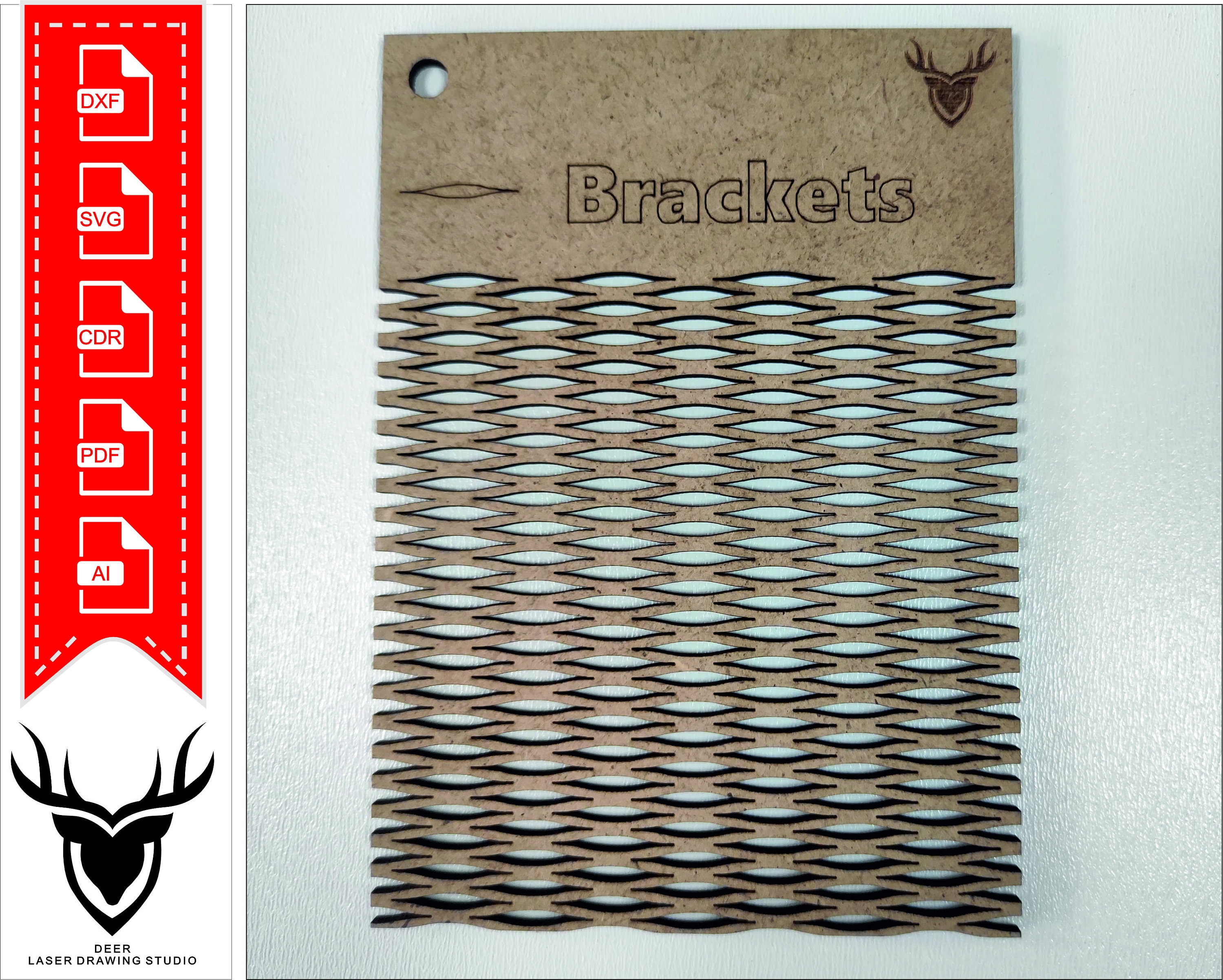 BRACKETS Flexible Laser Cut, Flexible Laser Cut Pattern Bundle ...