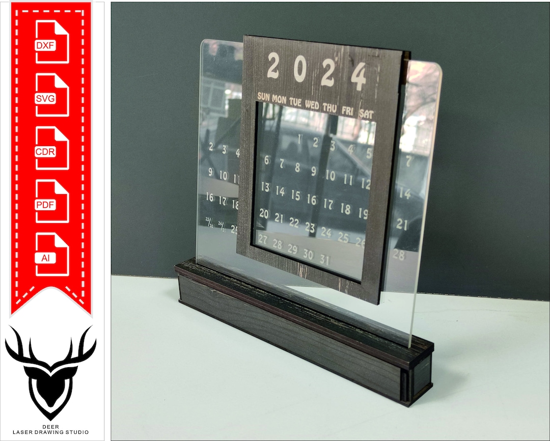 Perpetual Desk Calendar, Endless Desk Calendar - Etsy