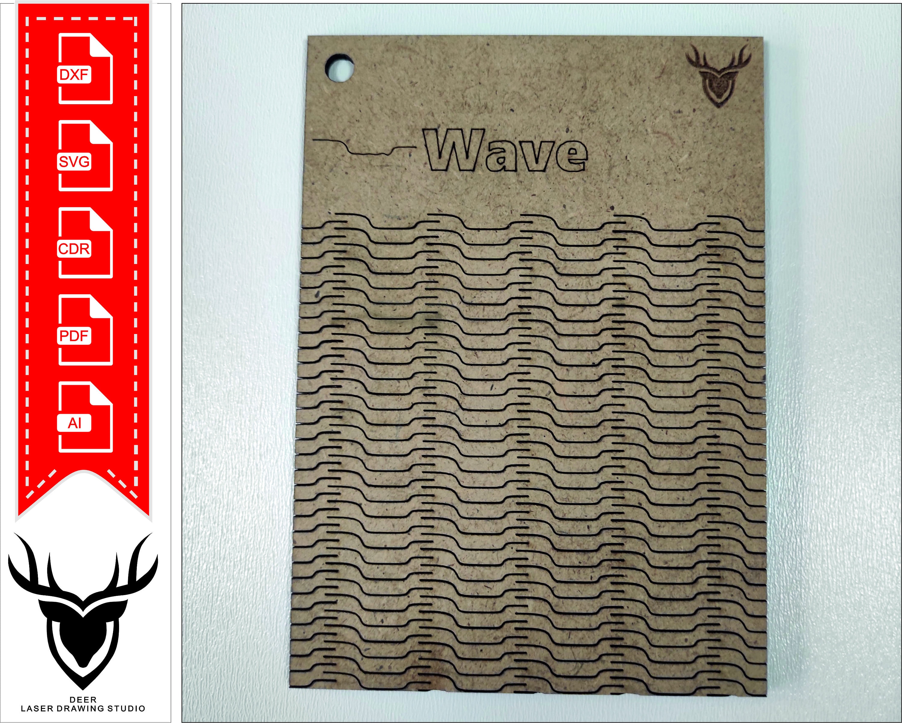 WAVE Flexible Laser Cut, Flexible Laser Cut Pattern Bundle, Flexible ...