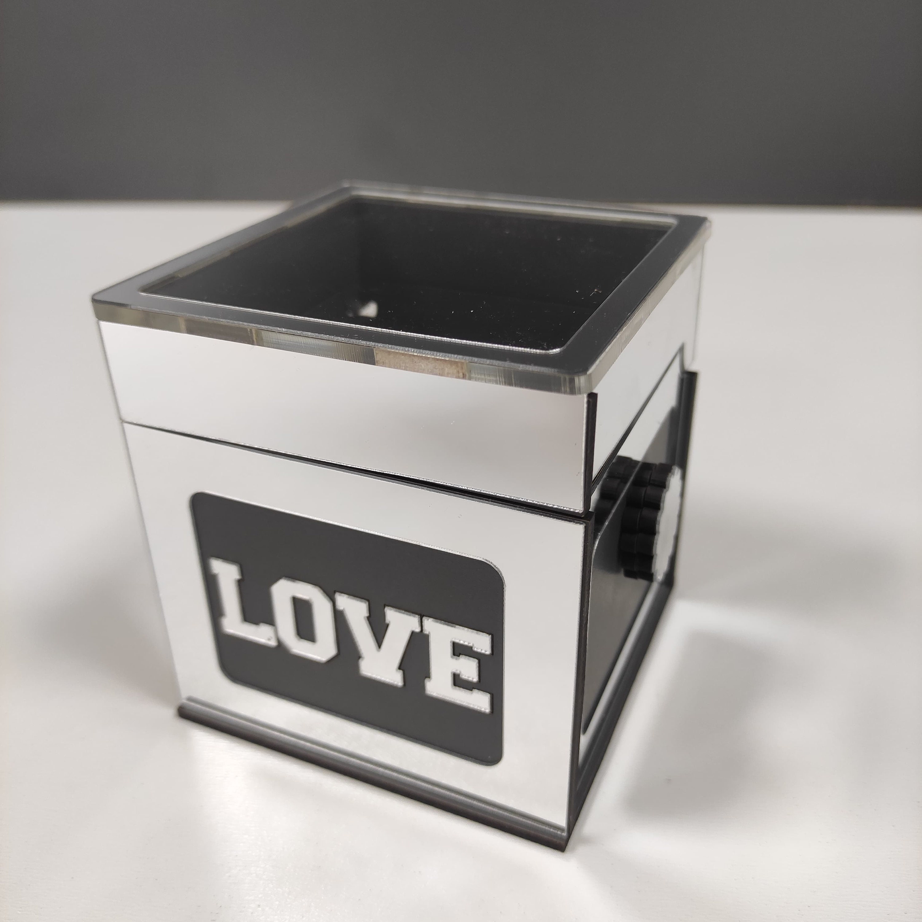 Rotating Box Laser Cut Wooden Gift Box for Valentines Day - Etsy