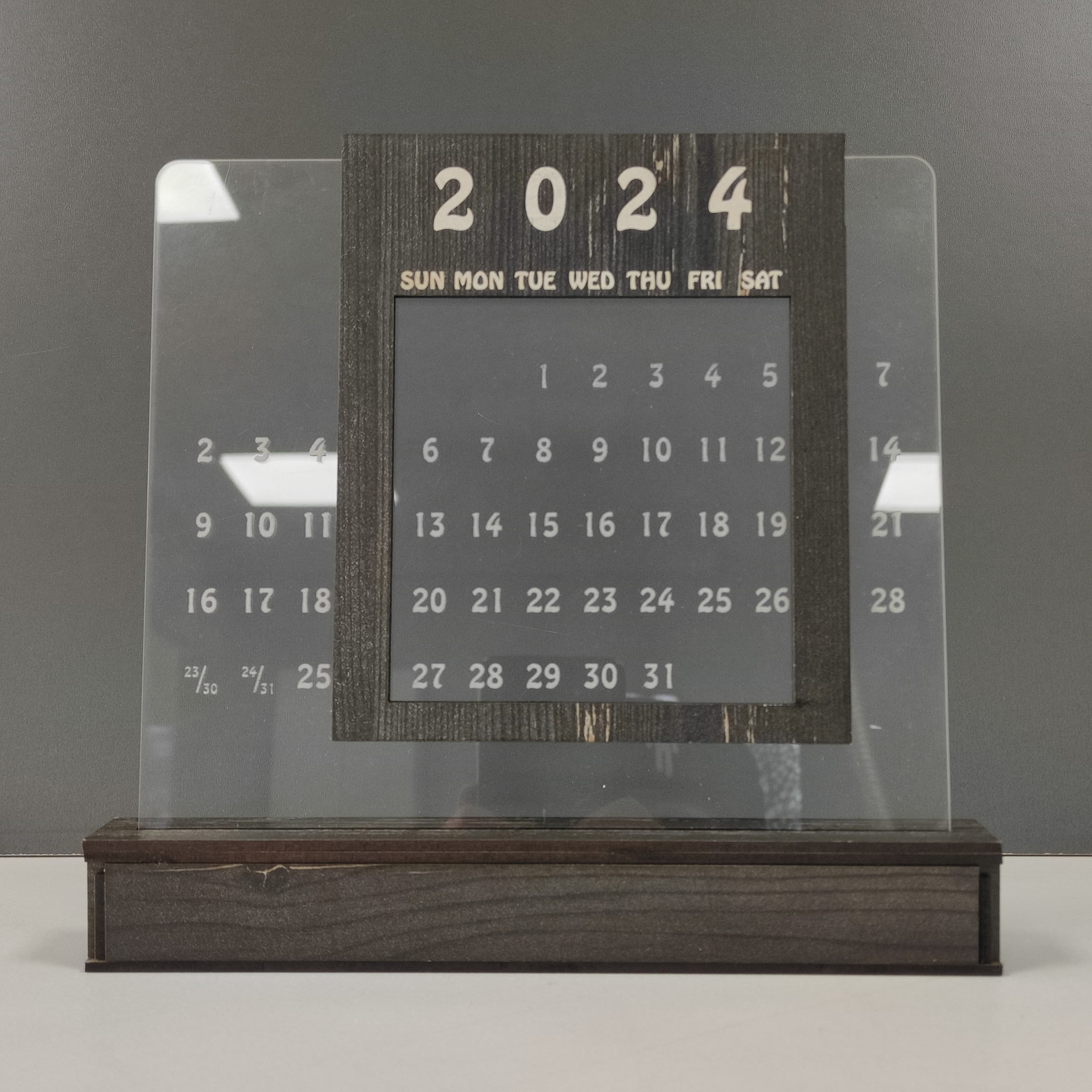 Perpetual Desk Calendar, Endless Desk Calendar - Etsy