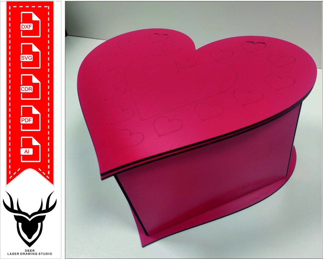 Big Heart Box - Etsy