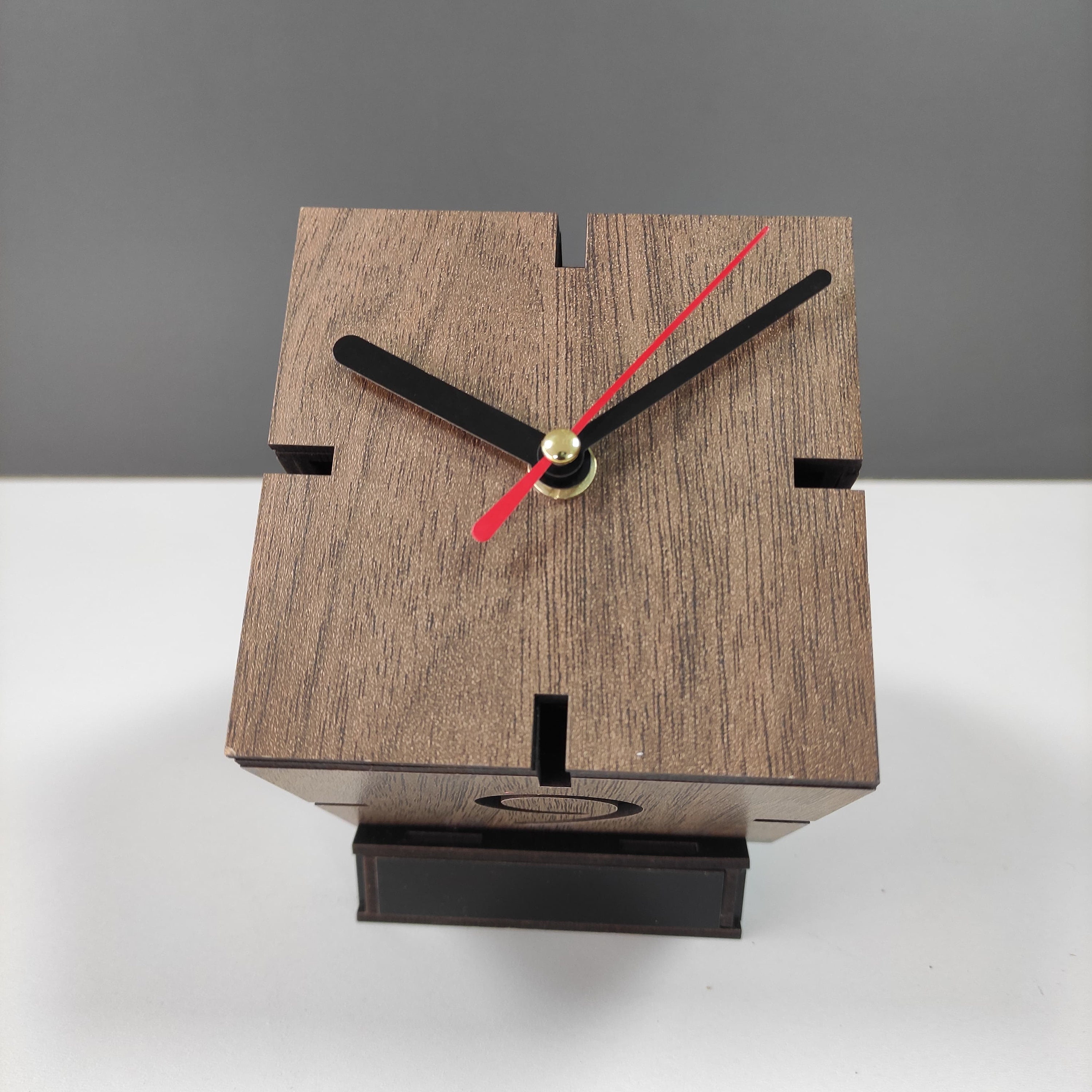 Cube Table Clock - Etsy