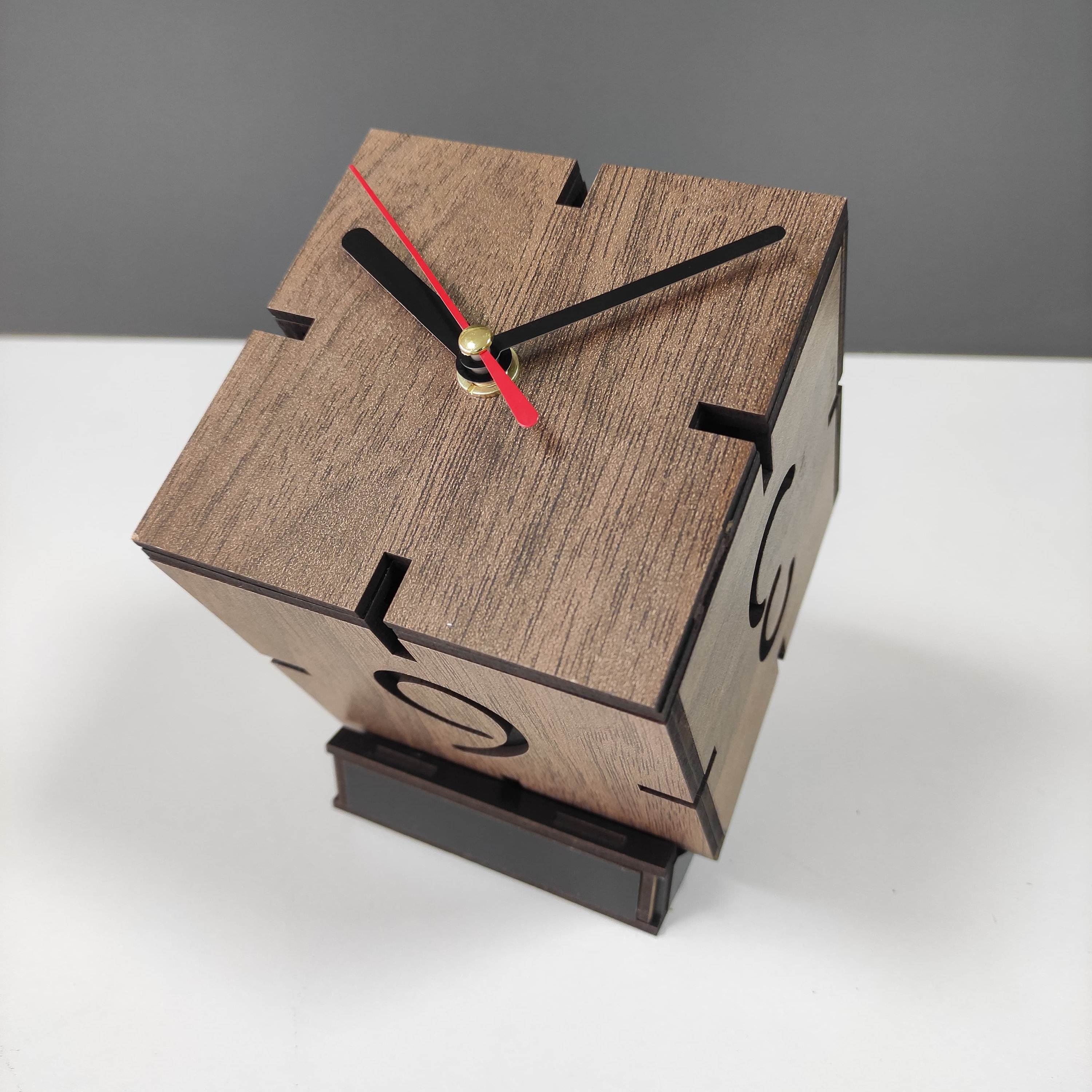 Cube Table Clock - Etsy