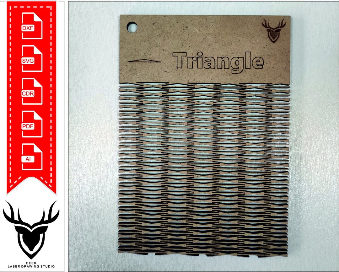 TRIANGLE Flexible Laser Cut, Flexible Laser Cut Pattern Bundle ...