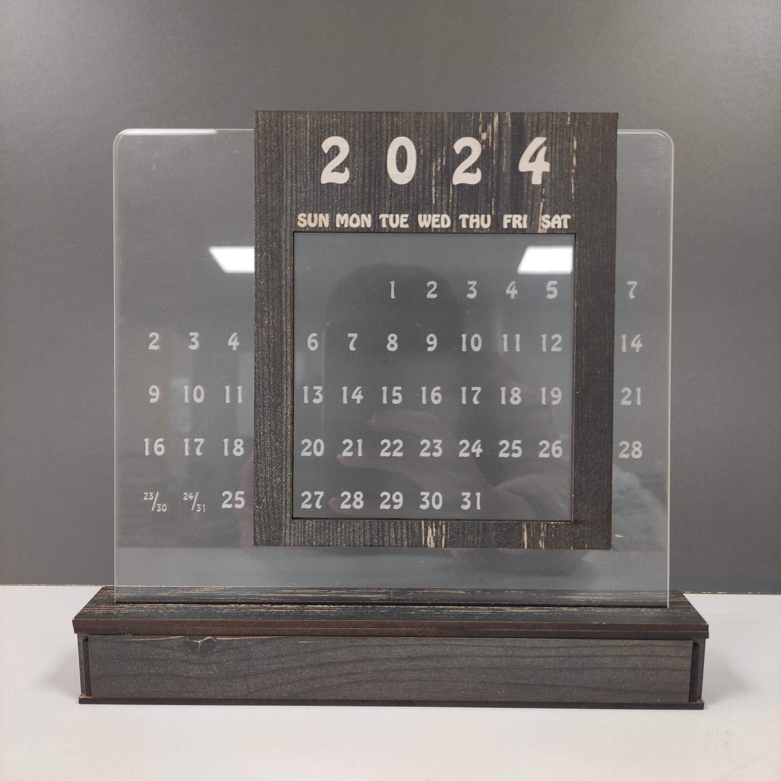 Perpetual Desk Calendar, Endless Desk Calendar - Etsy