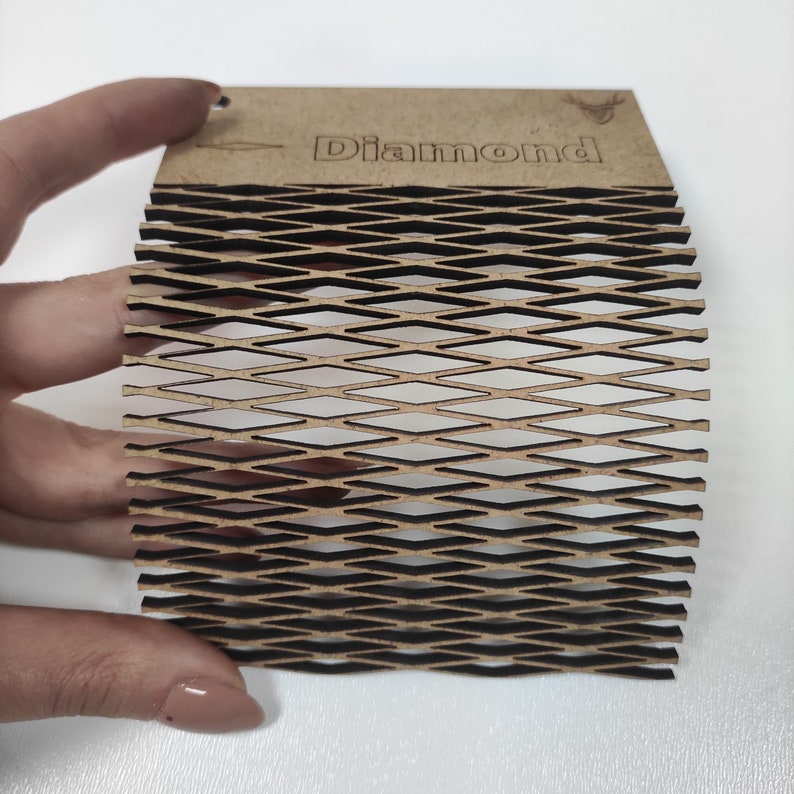 Diamond Flexible Laser Cut Flexible Laser Cut Pattern Bundle Flexible