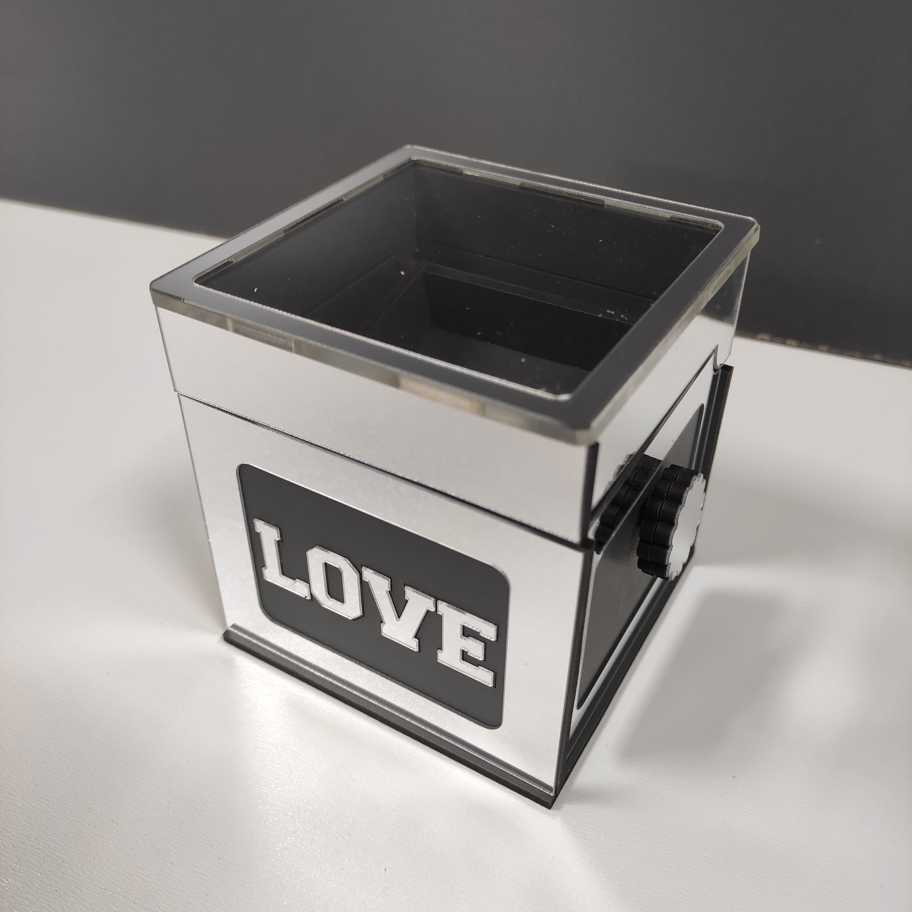 Rotating Box Laser Cut Wooden Gift Box for Valentines Day - Etsy