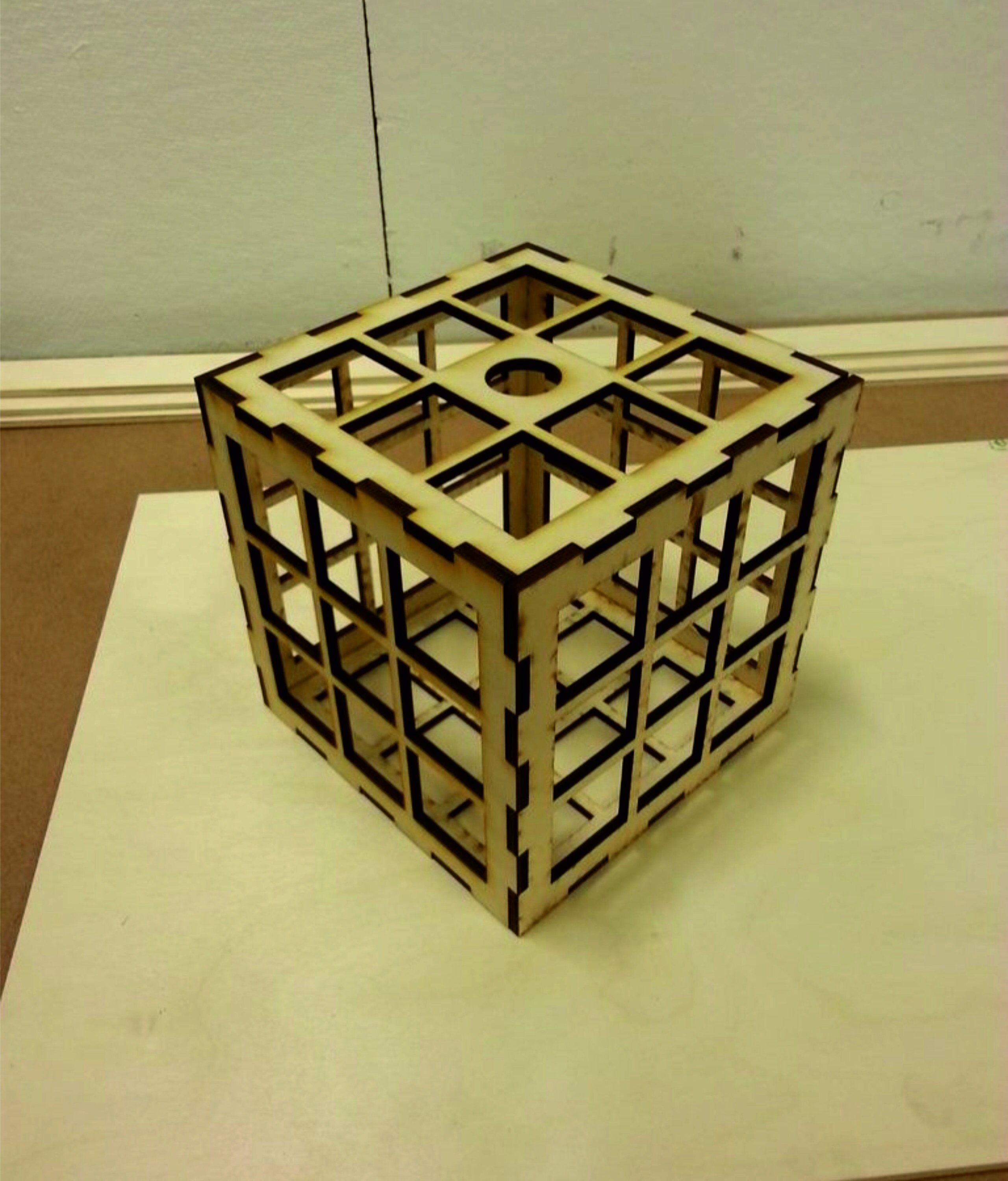 Rubik's Cube Lamp Box - Etsy