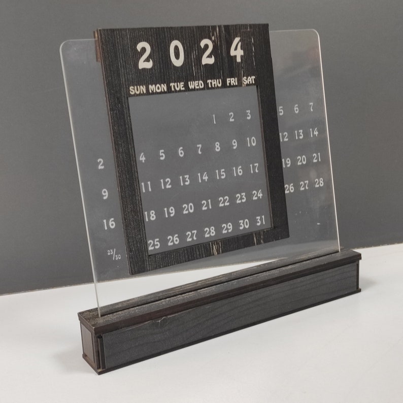 Perpetual Desk Calendar, Endless Desk Calendar - Etsy