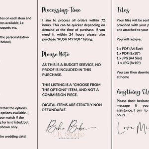 Digital Personalised Print at Home PDF File for Daughter on Her Wedding ...