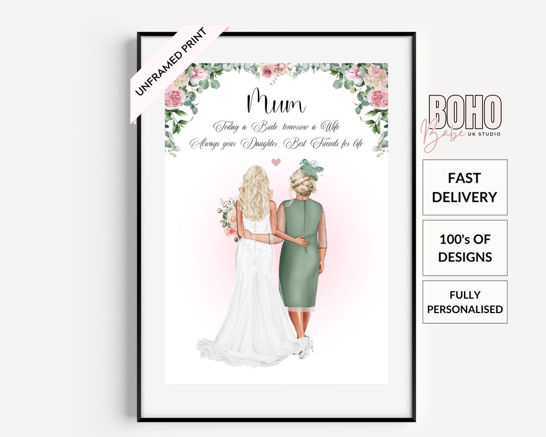 Personalised Gift for Mother of the Bride, Mother of the Bride Custom ...