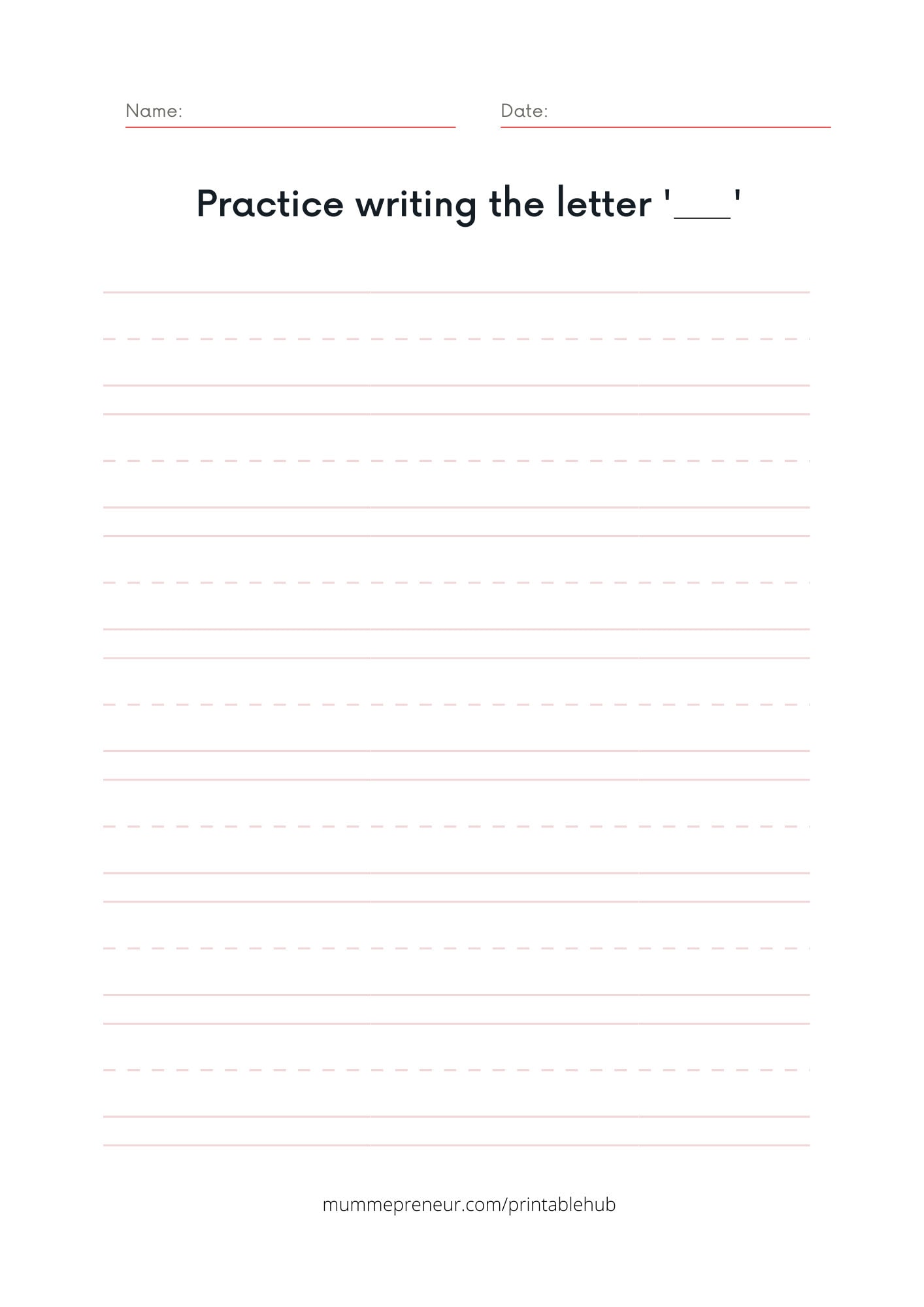 100 Uppercase and Lowercase Alphabet Worksheets, Preschool Kindergarten ...