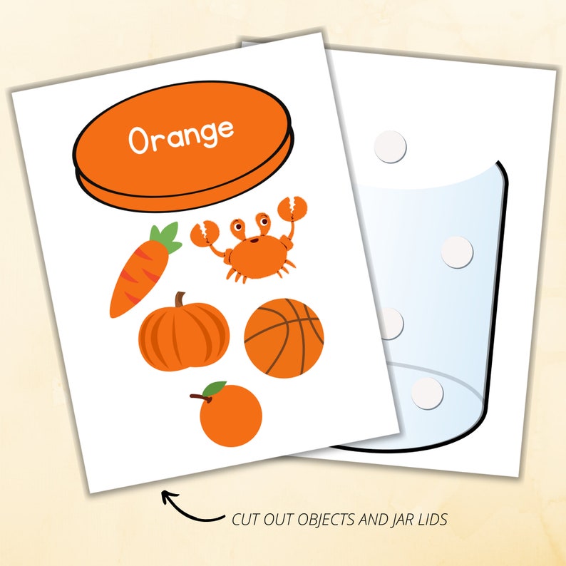 Color Matching Color Sorting Color Activity Learning - Etsy