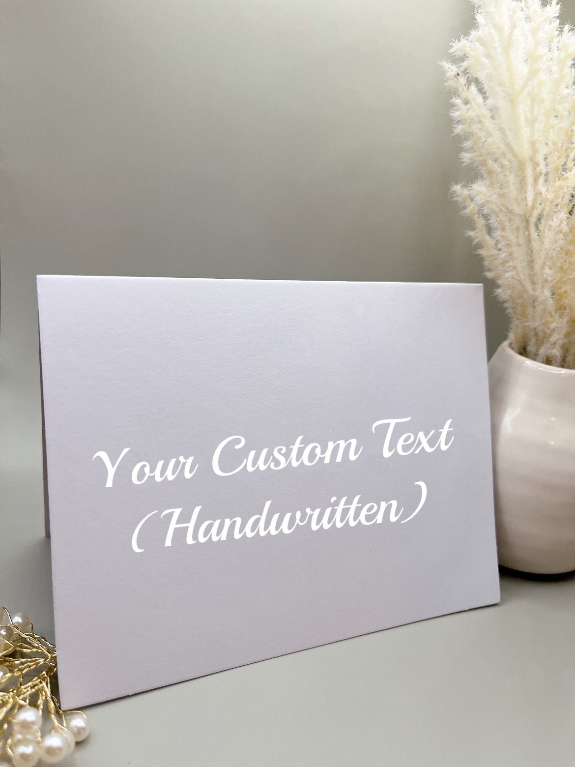 Custom Handwritten Calligraphy Card - Etsy