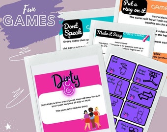 Girls Night Card Games - Etsy
