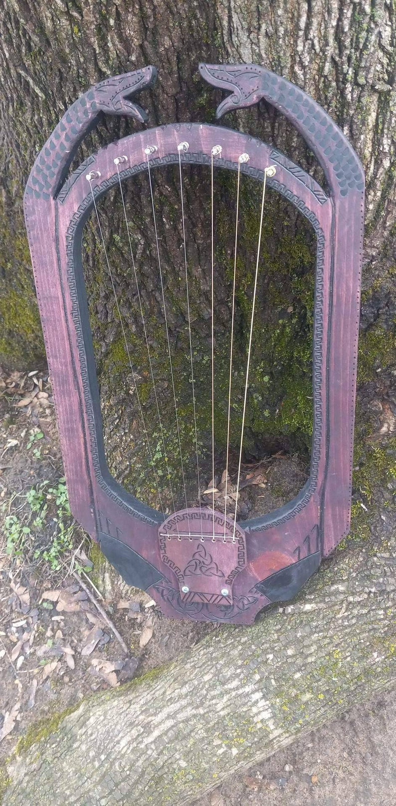 Snakepit Poetry 7 String Lyre - Etsy