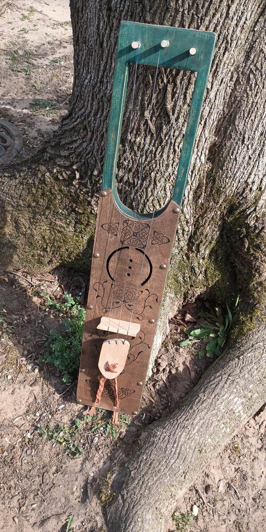 Avstamning' V2 Cherry/maple 3 String Bass Tagelharpa - Etsy