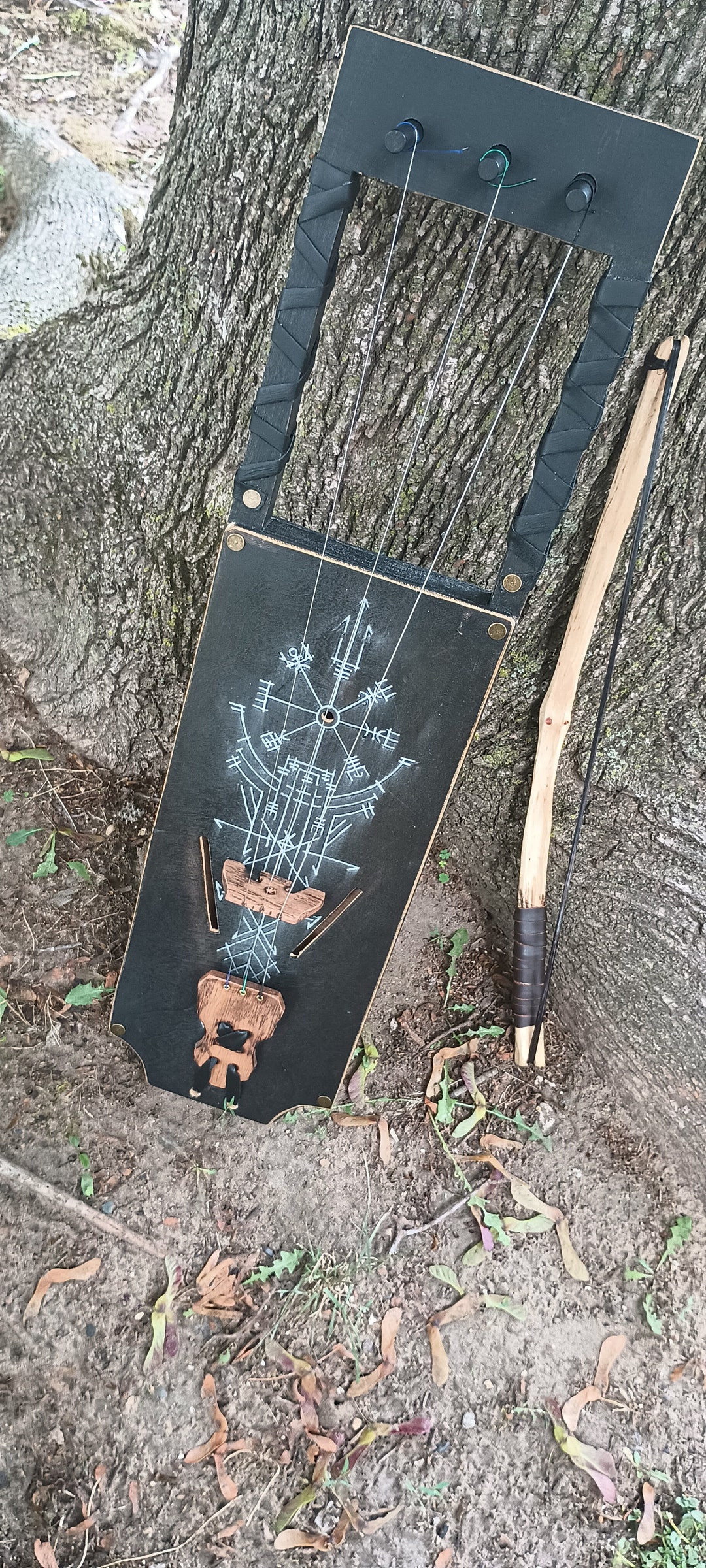 28 Inch Bunched Icelandic Magical Stave 3 String Soprano Tagelharpa - Etsy