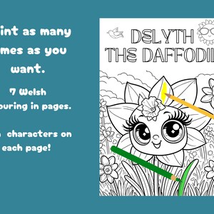 7 Welsh Colouring Pages, Colouring Kids Pages, Printable Kids Pages ...
