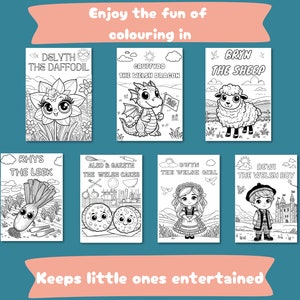 7 Welsh Colouring Pages, Colouring Kids Pages, Printable Kids Pages ...