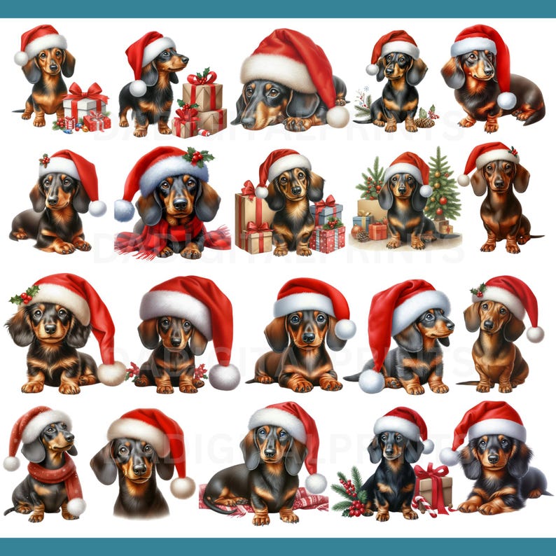 Dachshund Clipart, Dog Clipart, Dachshunds, Sausage Dog, Dachshund Art ...