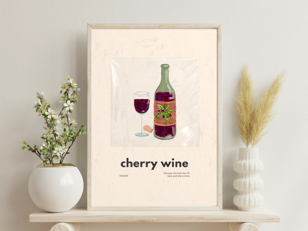 Hozier Digital Print, Hozier Cherry Wine Lyrics, Hozier Lyrics Print, Hozier Album, Room Decor ...