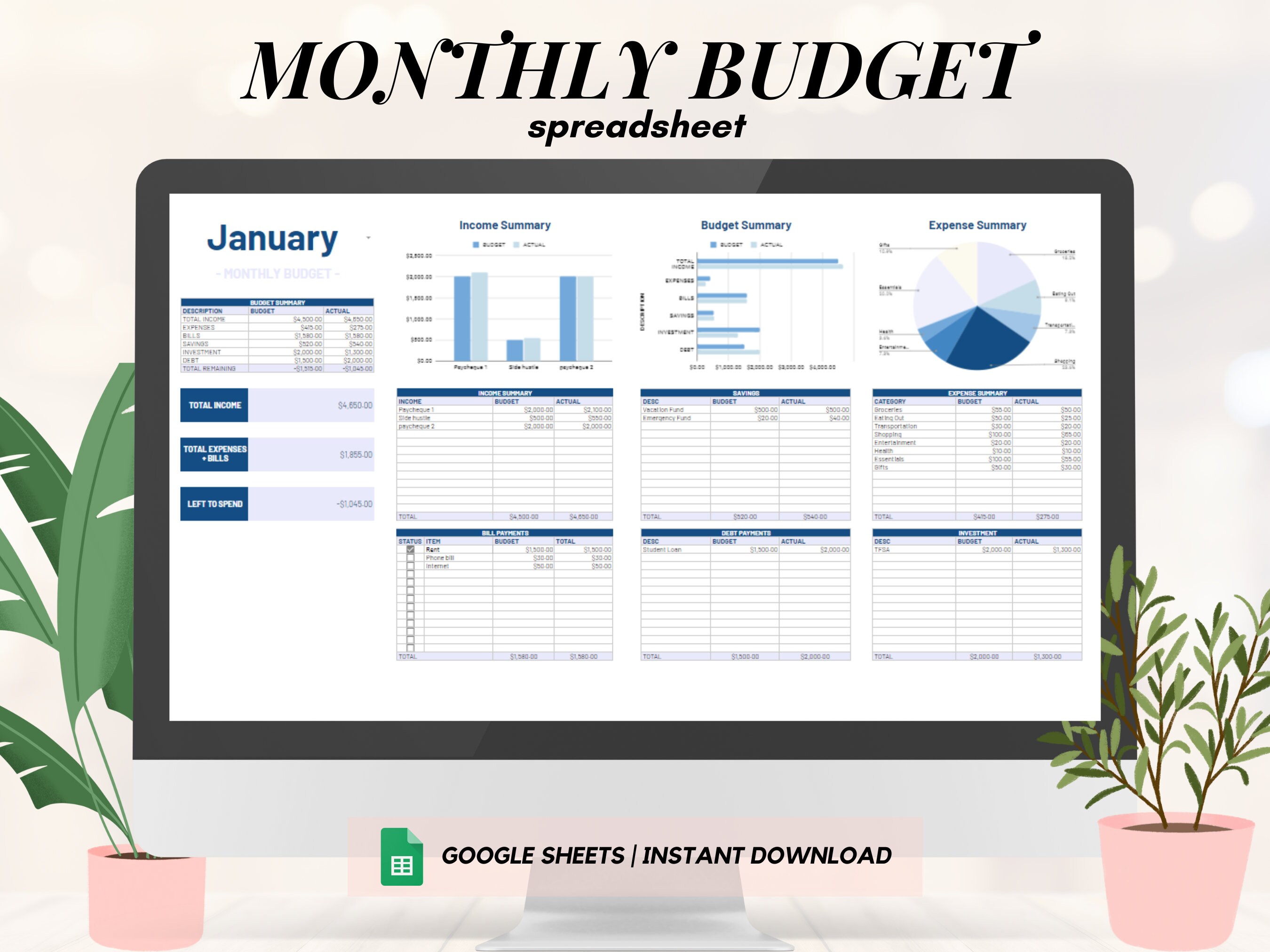 Budget And Money Management