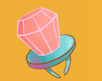 90s Ring Pop Water- Resistant Permanent Printable Vinyl Decal for ...