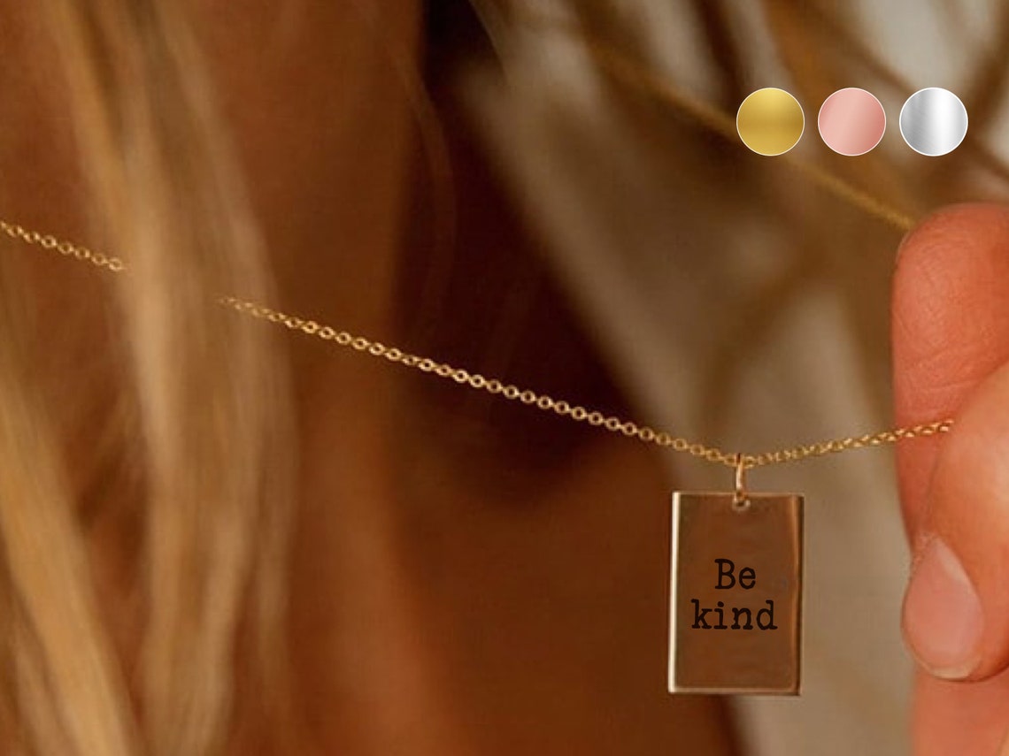 Be Kind of A Weirdo Necklace Best Friend Gift Weird Stuff Funny Gift ...