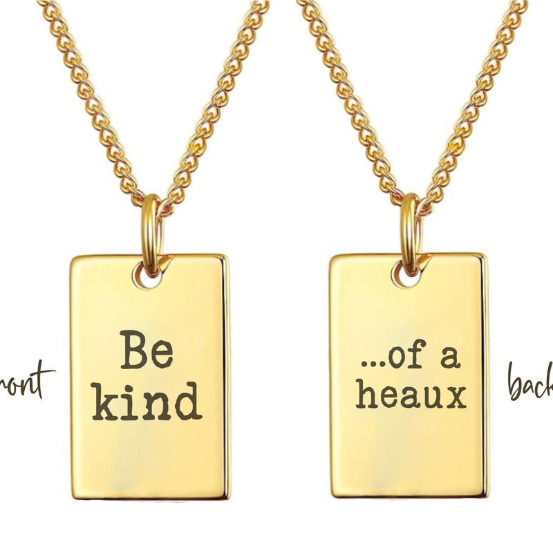 Message Necklace - Etsy