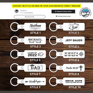 Custom Leather Keychain | Class of 2024 | Graduation Gifts | 2024 ...
