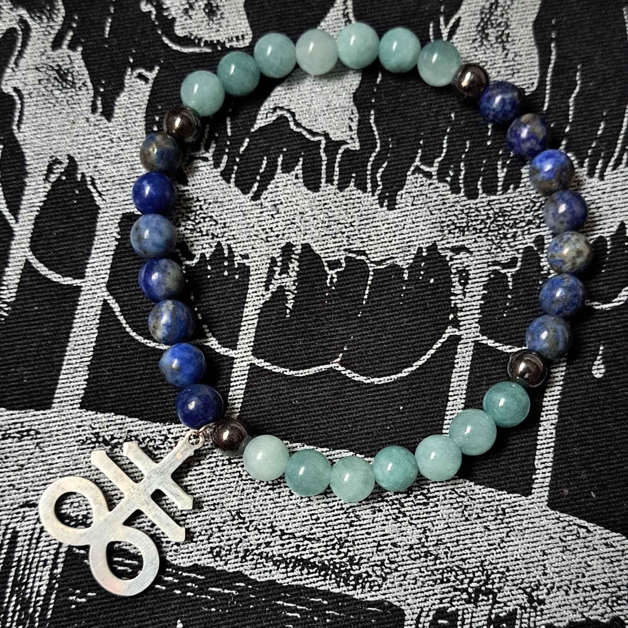 King Paimon Lucifer Naamah Lilith Leviathan Prayer Beads Bracelet Sigil ...