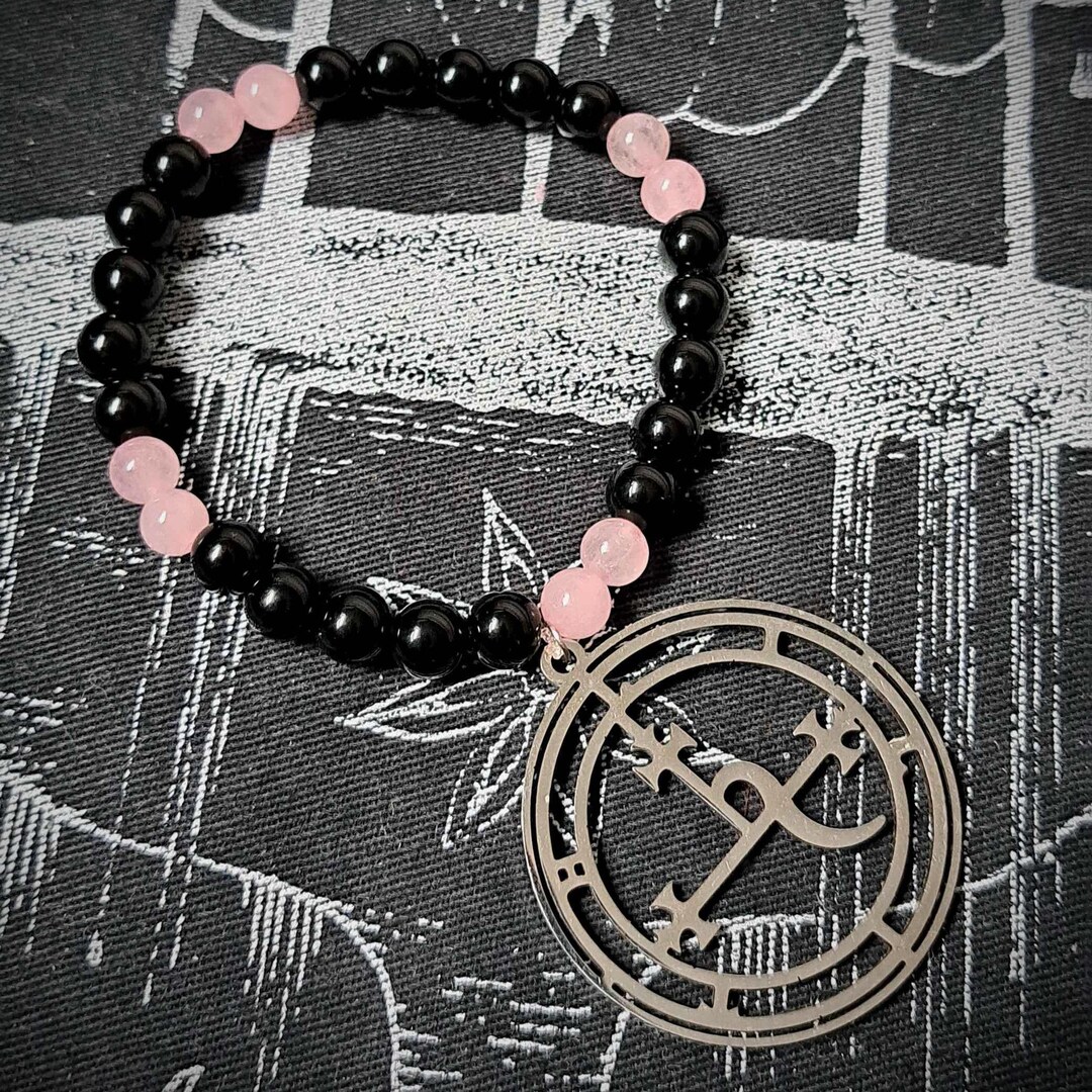 King Paimon Lucifer Naamah Lilith Leviathan Prayer Beads Bracelet Sigil ...