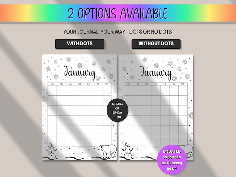 2026 Journal Bundle | ADHD Friendly Bujo Kit | Anti-overwhelm | Adult ...