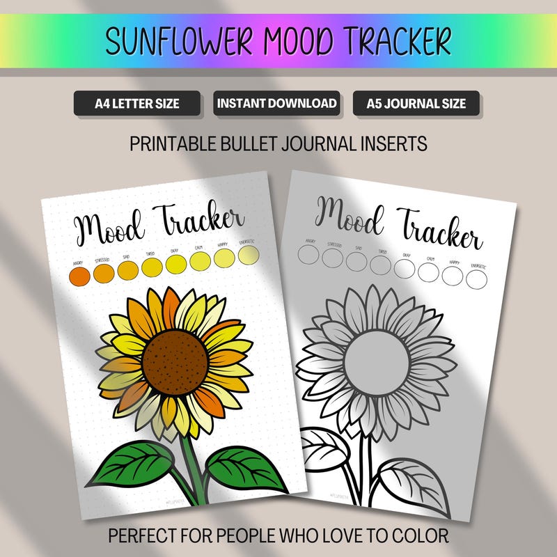 Mood Charts Coloring - Etsy