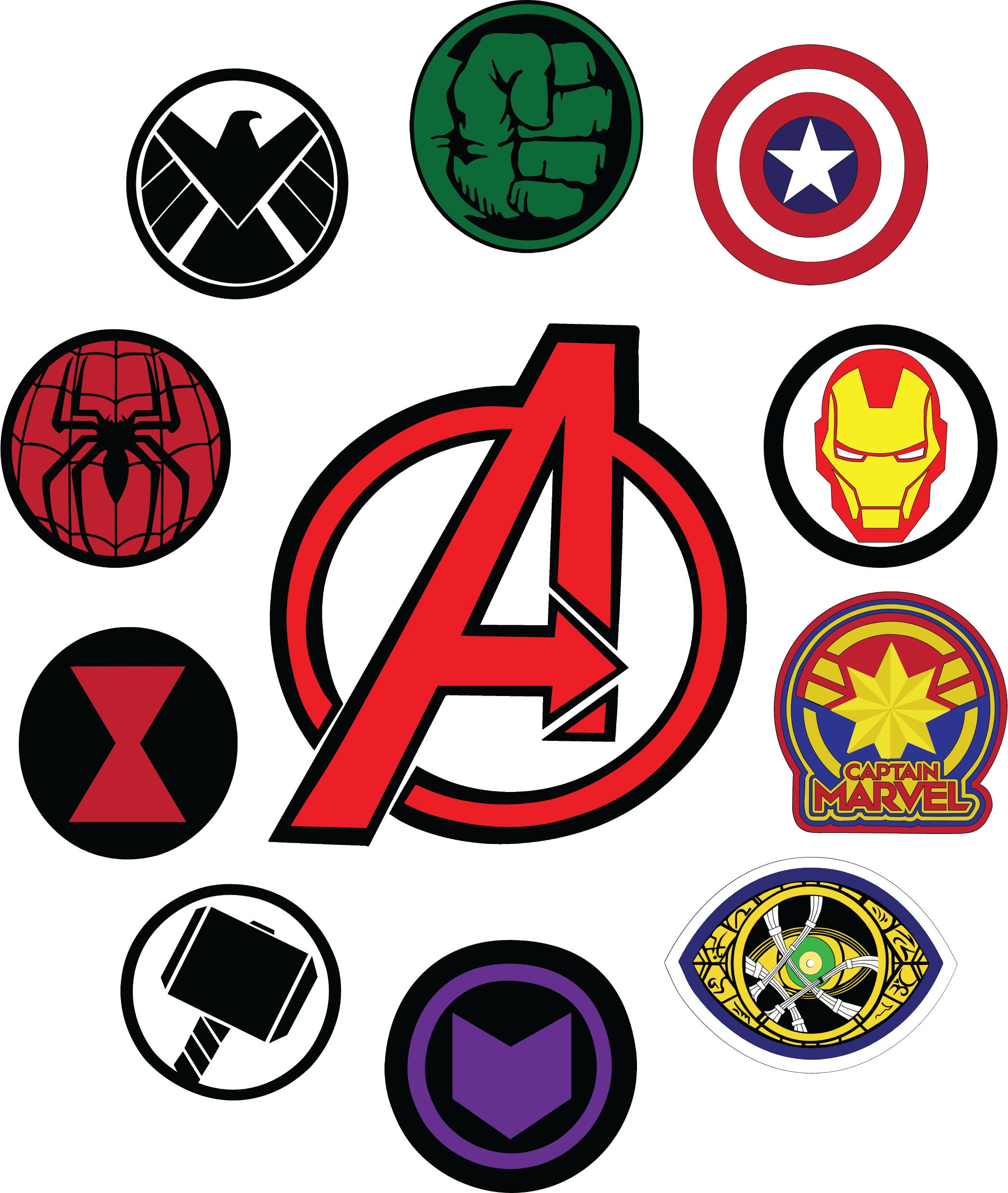Marvel Logos and Comic SVG, JPG, PNG Files. Spider-man, Deadpool ...