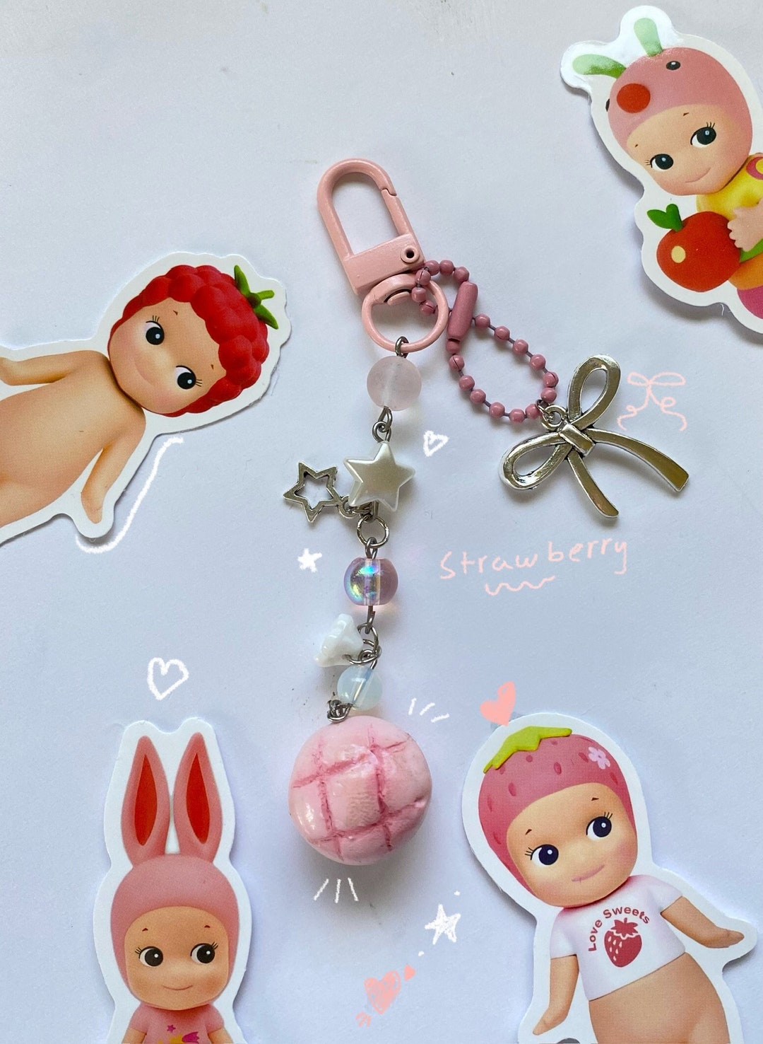 Cute Clay Bakery Phone Charms & Keychains - Etsy