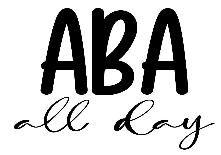 ABA All Day SVG Cut File - Etsy