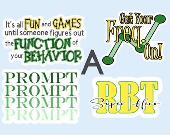 Funny Aba Sticker Pack - Etsy