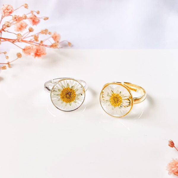 Real Flower Ring - Etsy