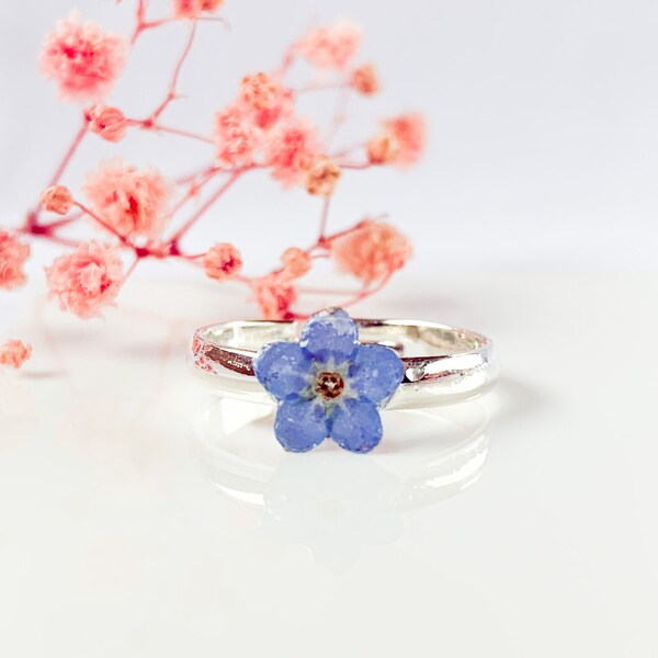 Forget Me Not Ring - Etsy